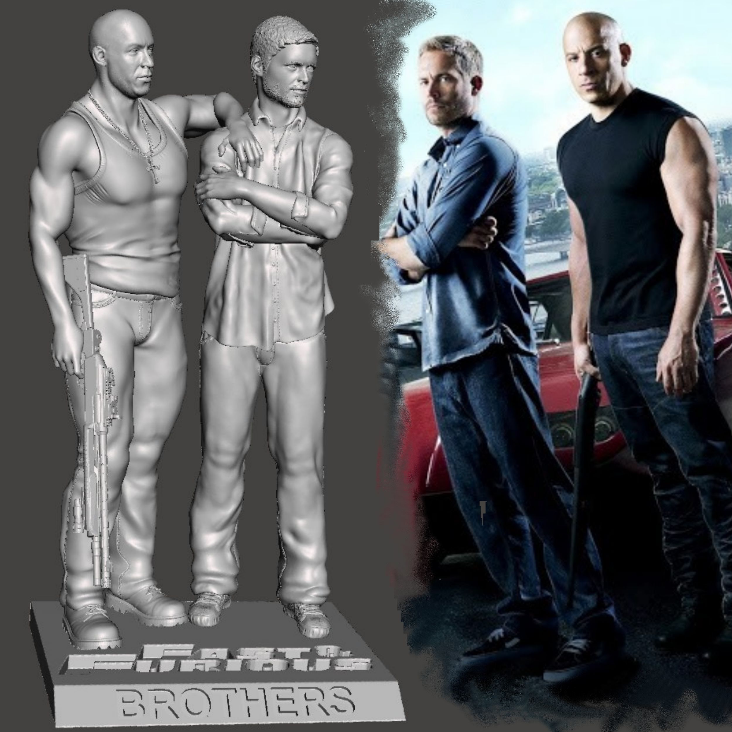 📽️ Brothers – FandF – by SPARX・ STL File for ・Cults