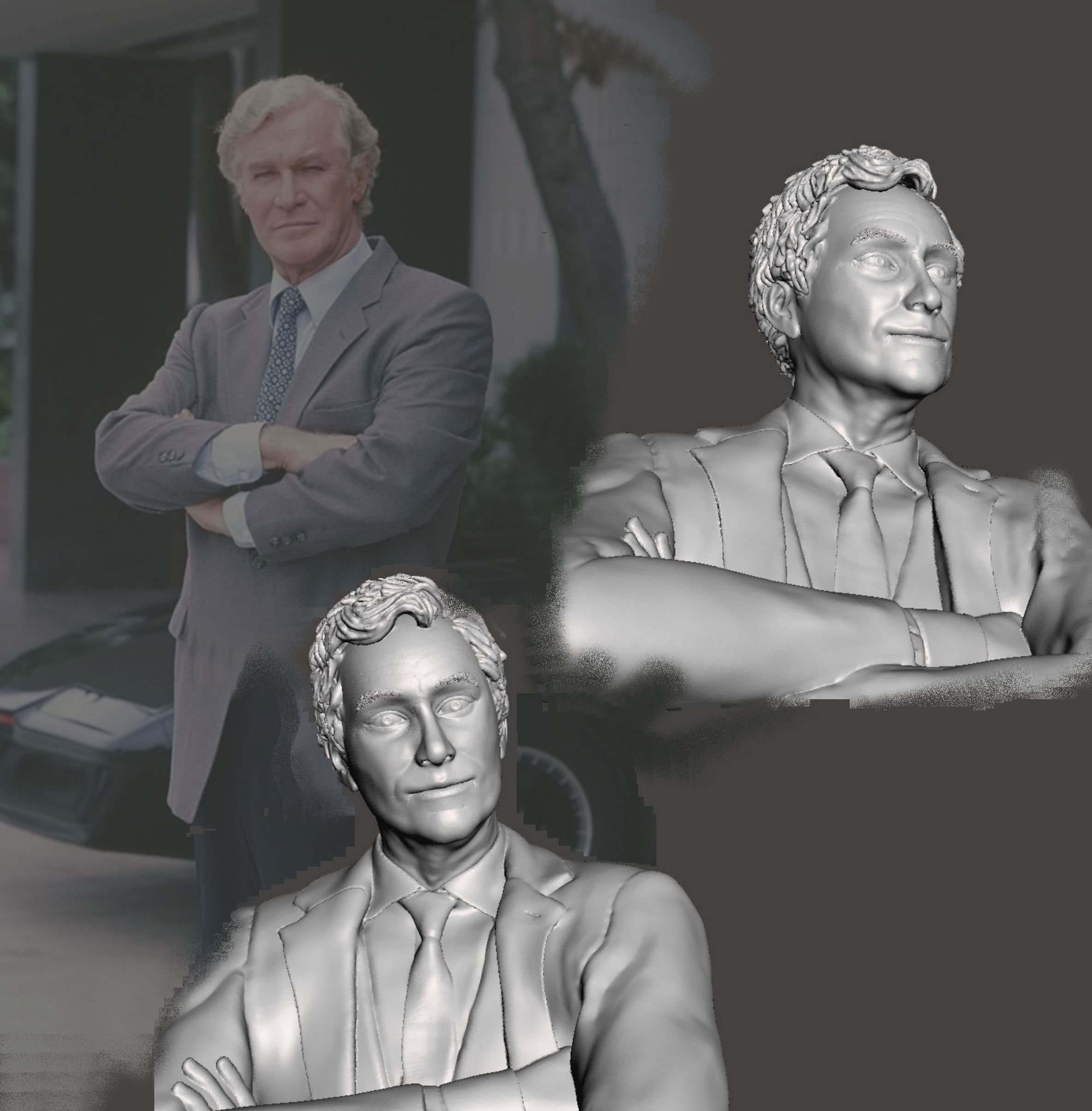 Datei STL Knight Rider - Devon Miles - von SPARX 🗿 ・Modell für 3D-Druck ...