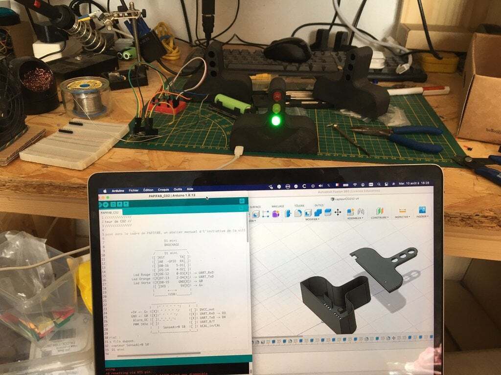 Free STL file CO2 Sensor - Capteur de CO2 😷 ・3D print design to ...