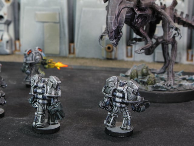 3D printable 6mm Cosmo Knight, Saturn TacDread Infantry, Gunner Config ...
