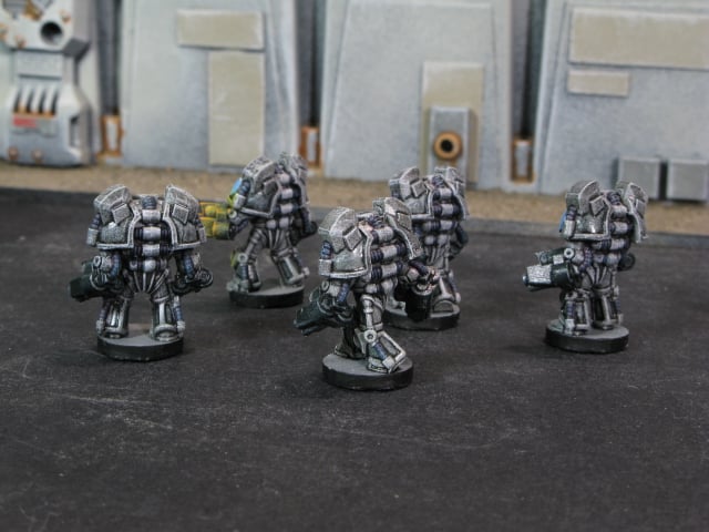 3D printable 6mm Cosmo Knight, Saturn TacDread Infantry, Gunner Config ...