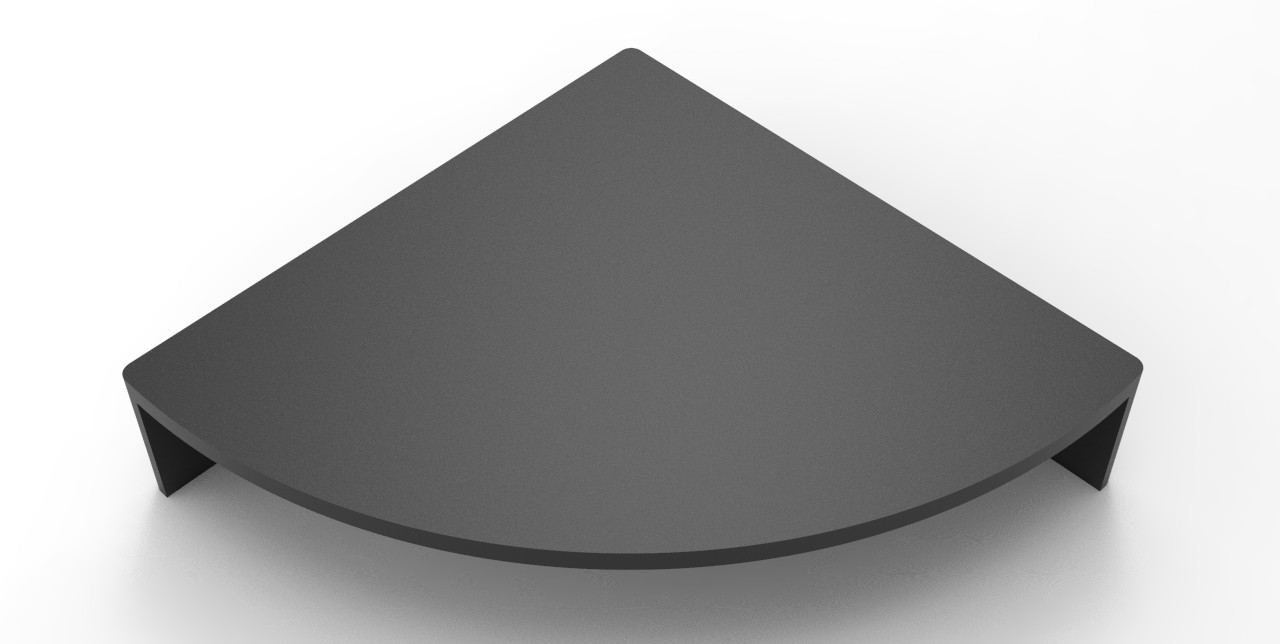 🍽️ Corner Shelf・ STL File for ・Cults