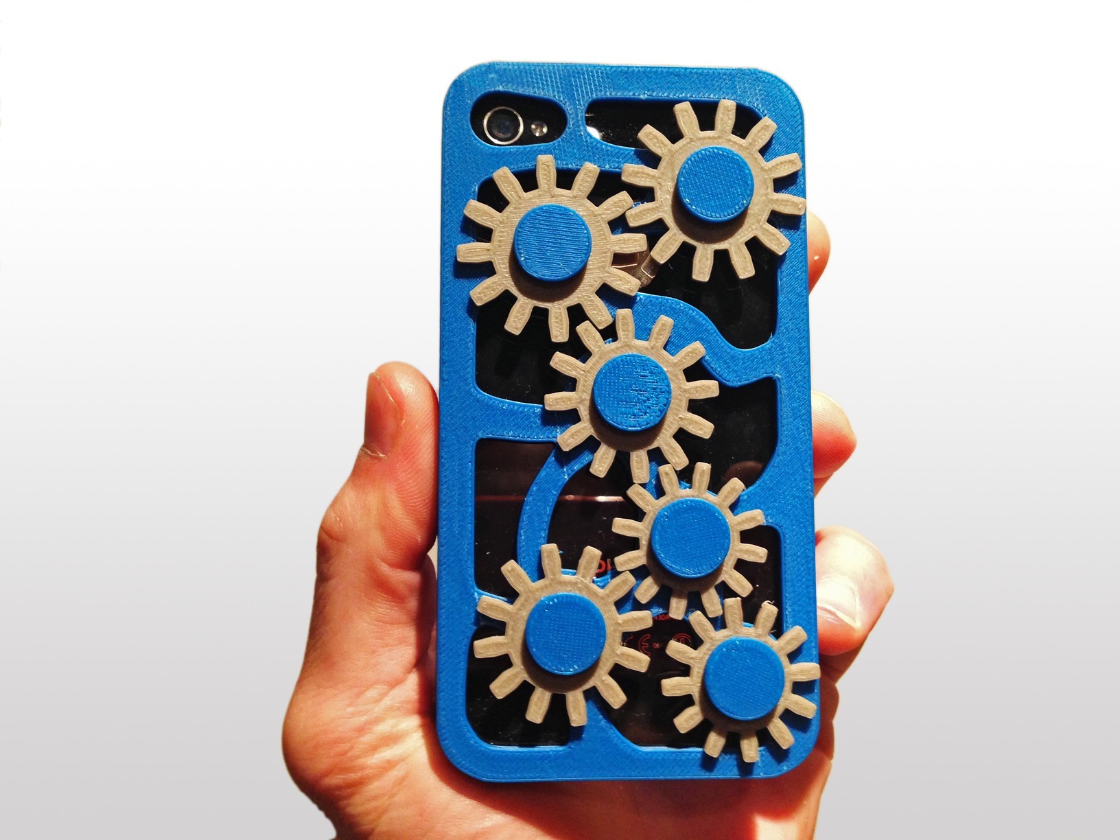 STL file Gear Cogs Mobile Iphone Cover Case 5 5s ⚙️ ・Template to ...
