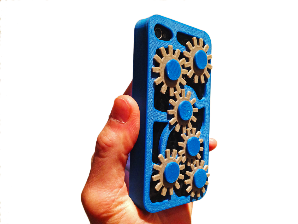 STL file Gear Cogs Mobile Iphone Cover Case 5 5s ⚙️ ・Template to ...