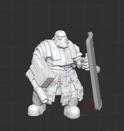 👹 roman style interstellar armored ogre・Free STL File for ・Cults