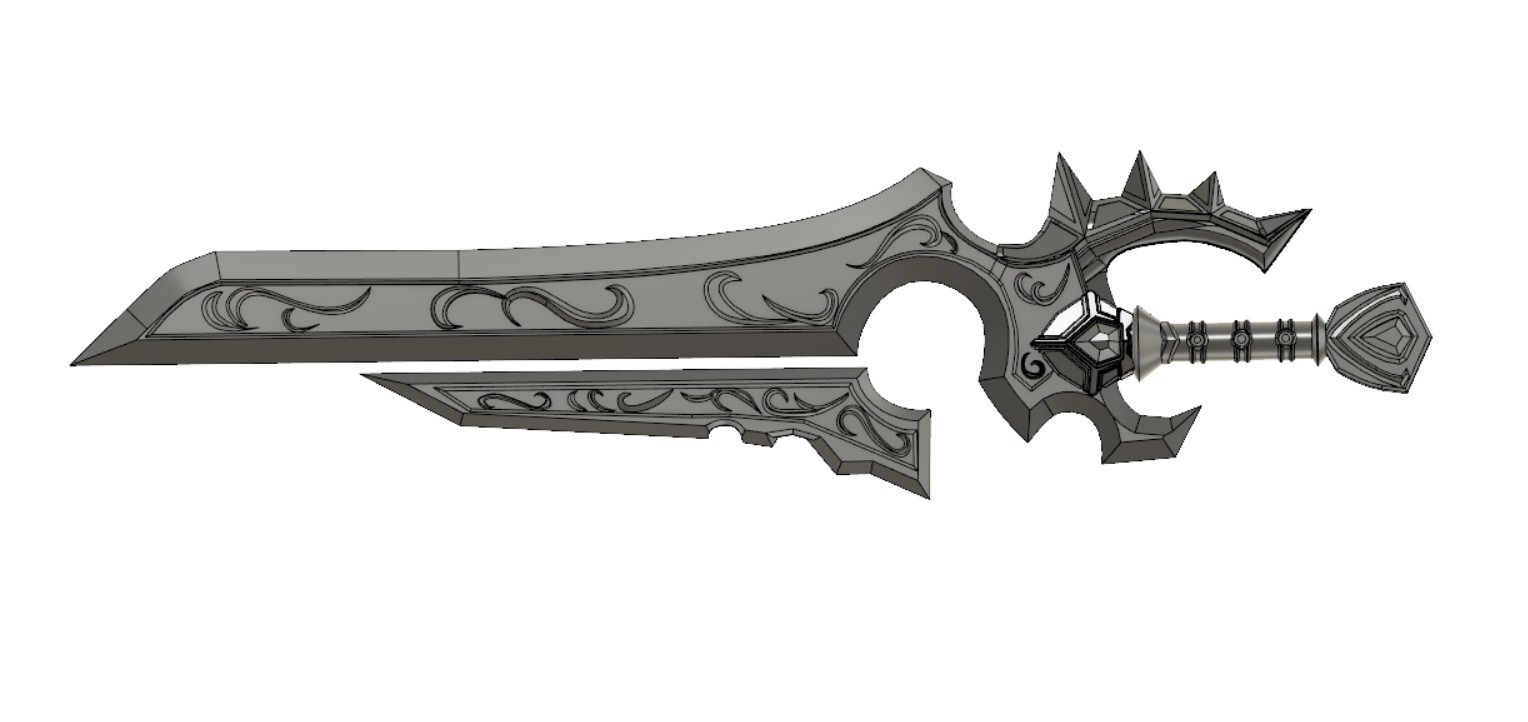 🗺️ World of warcraft Anduin Wrynn sword Shalamayne・ STL File for ・Cults