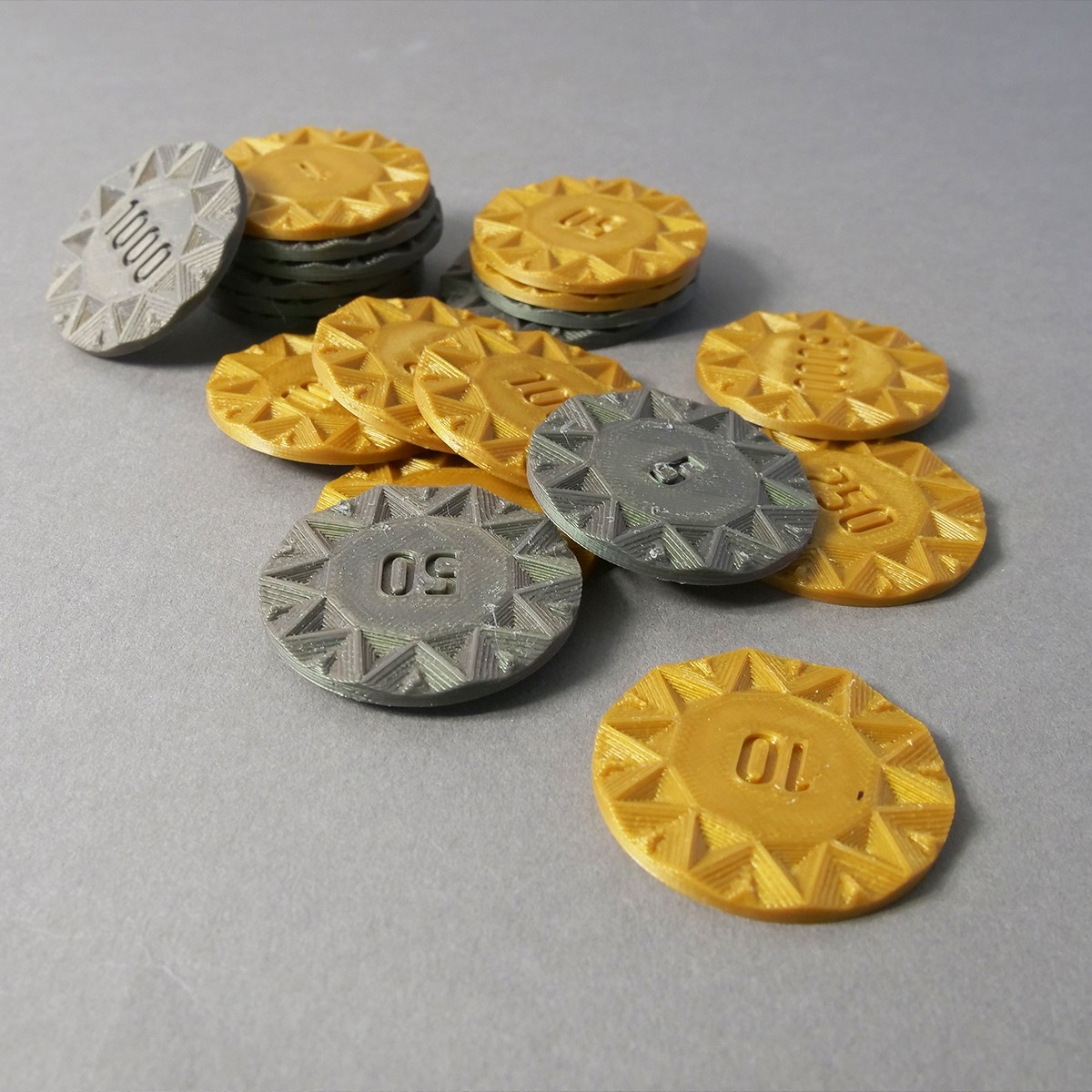 Fichier STL Poker Chips _ Art Deco Poker 🃏 ・Design à télécharger et à ...
