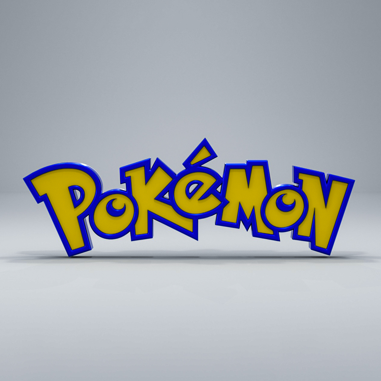 STL file Pokemon Modular Logo 🐉 (OBJ)・3D printing design to download・Cults