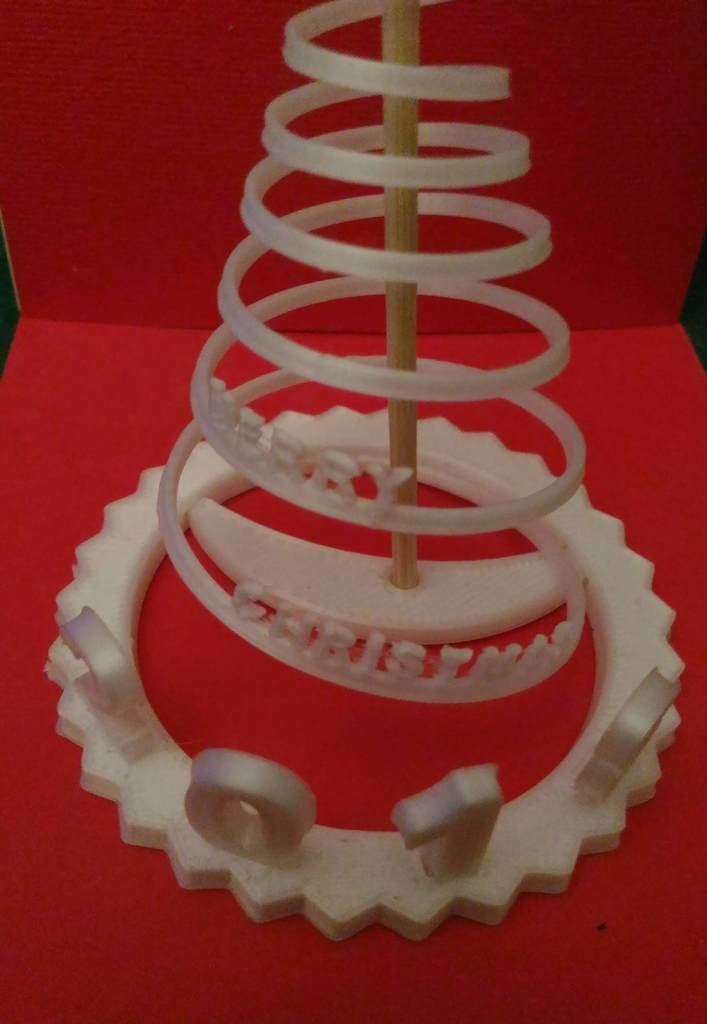 Free 3D file spring Christmas tree 🎄 ・3D printer design to download・Cults