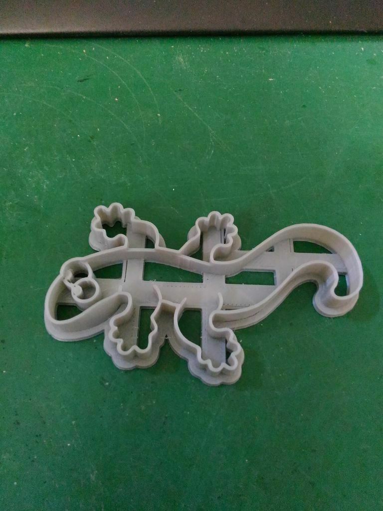 Free 3D file Lizard cookie cutter 🦎 ・Model to download and 3D print・Cults