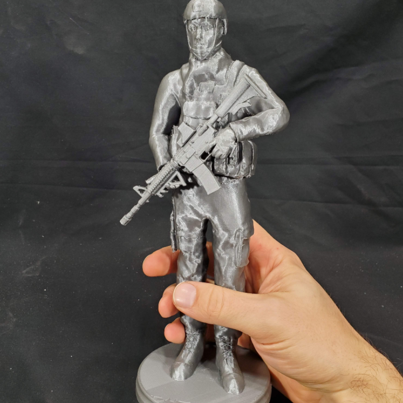 🫡 Modern Soldier・ STL File for ・Cults