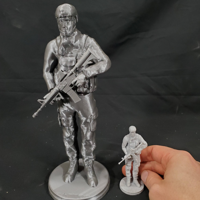 🫡 Modern Soldier・ STL File for ・Cults