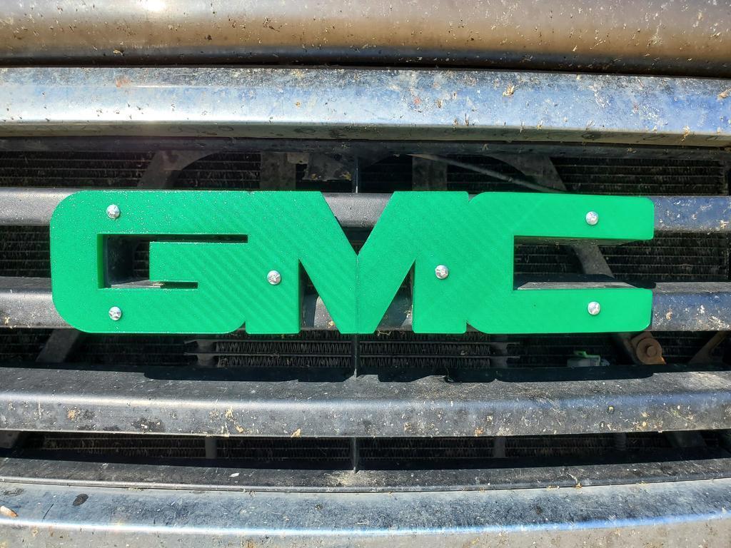 Free STL file GMC logo 🚚 ・3D print model to download・Cults