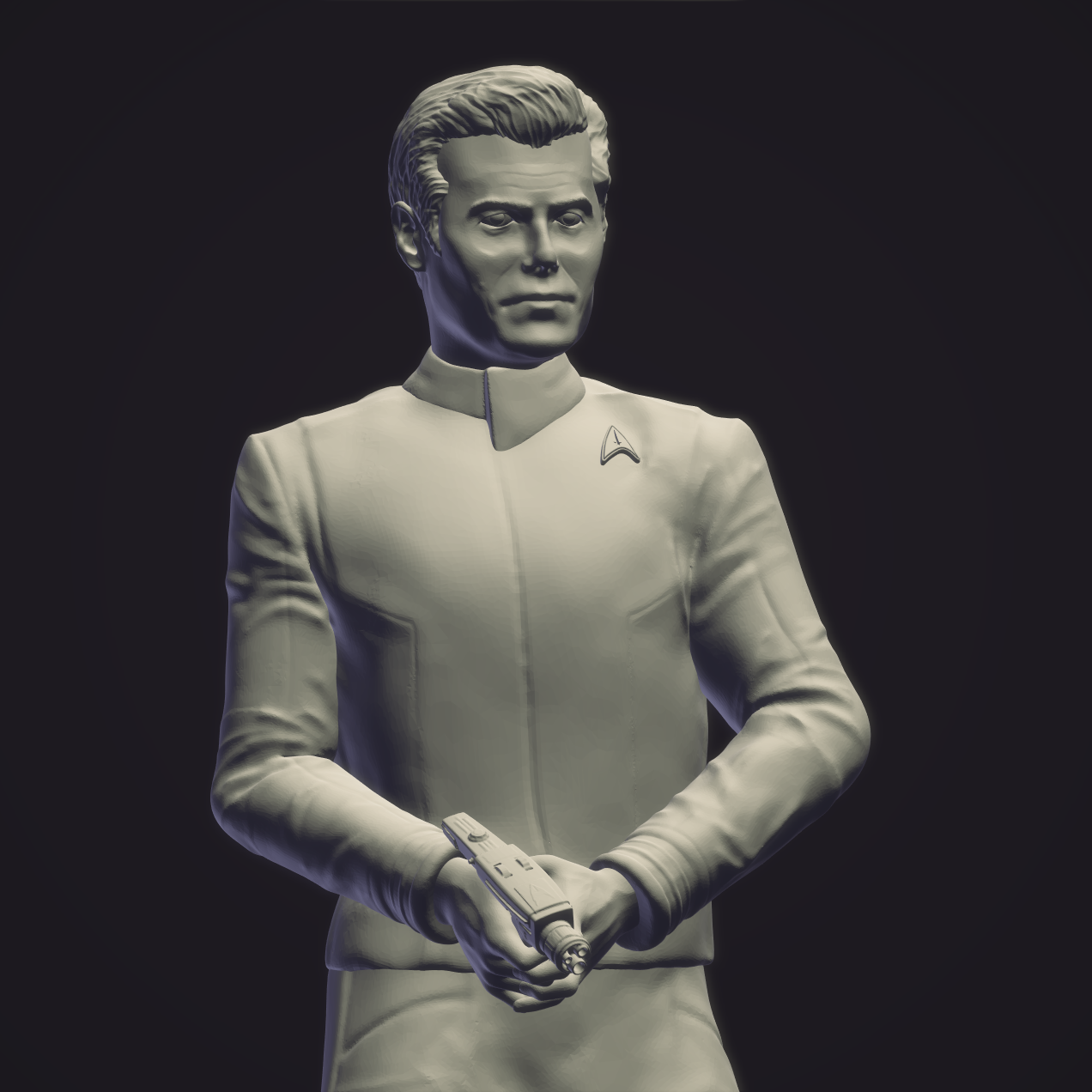 ⭐ Star Trek Captain Pike figurine・ STL File for ・Cults