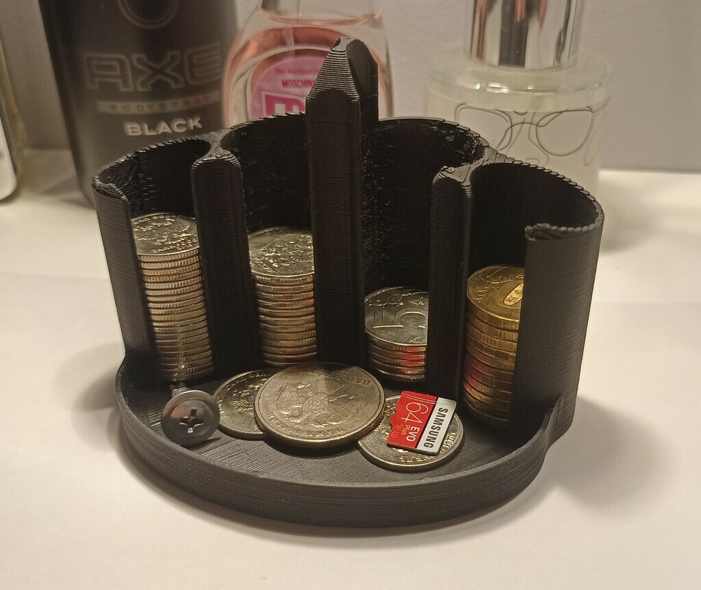 Free 3D file Coin organizer for rubles (Coin organizer) 🪙 ・Design to ...