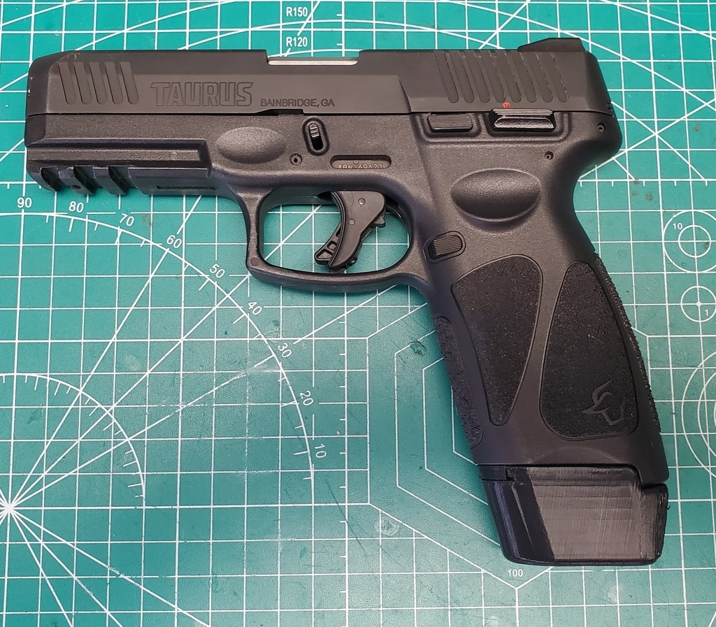♉ Taurus G3 Magazine Base Extension・Free STL File for 3D printing・Cults