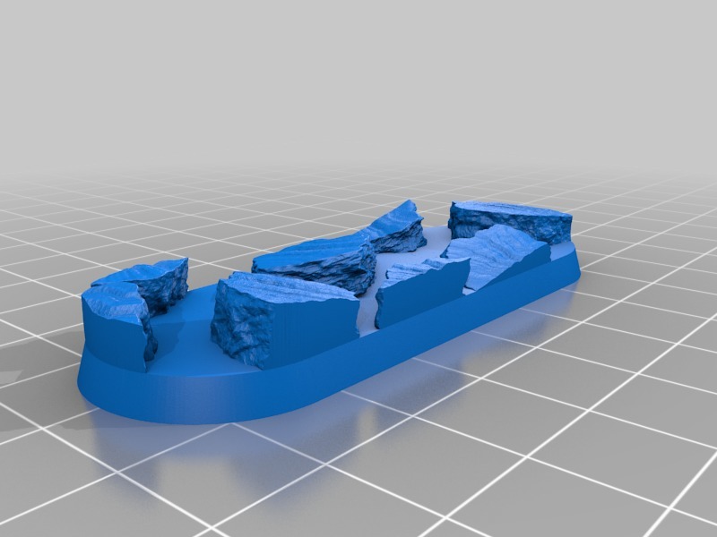 ⚔ Lava Base 25x70mm・Free 3D File for ・Cults