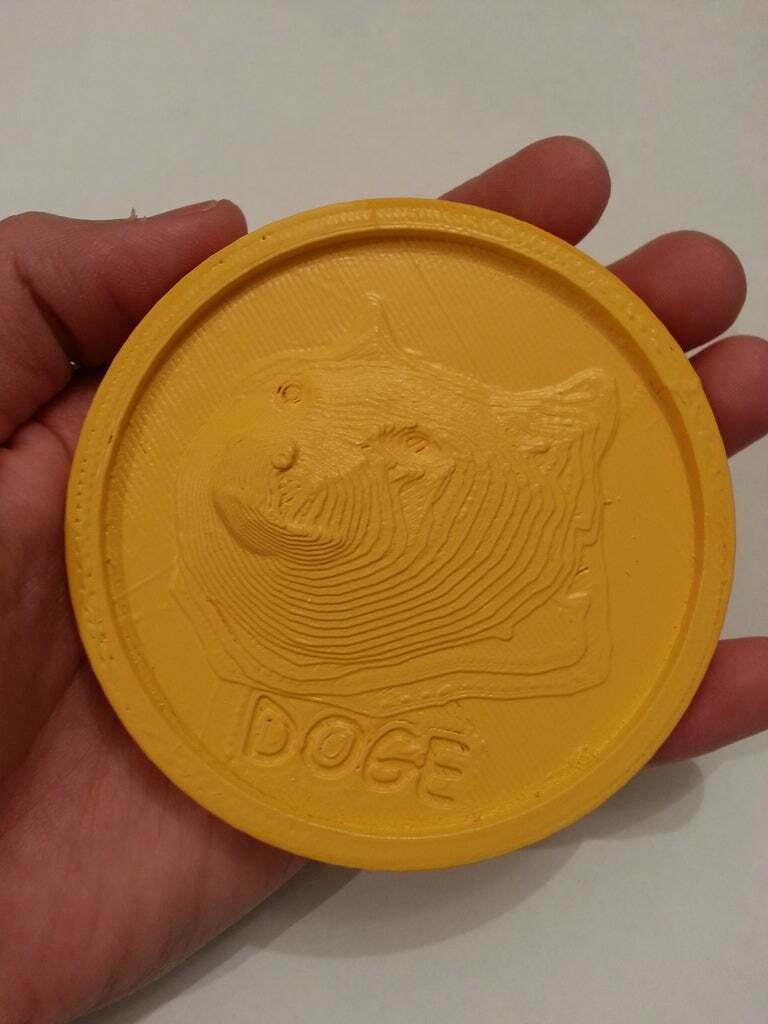 🪙 Dogecoin・Free STL File for ・Cults