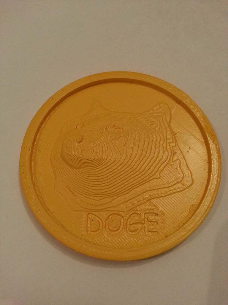 🪙 Dogecoin・Free STL File for ・Cults