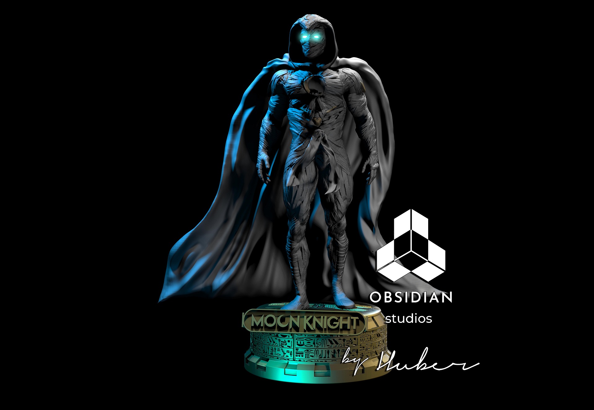 3D file Moon knight 🌙 ・Template to download and 3D print・Cults