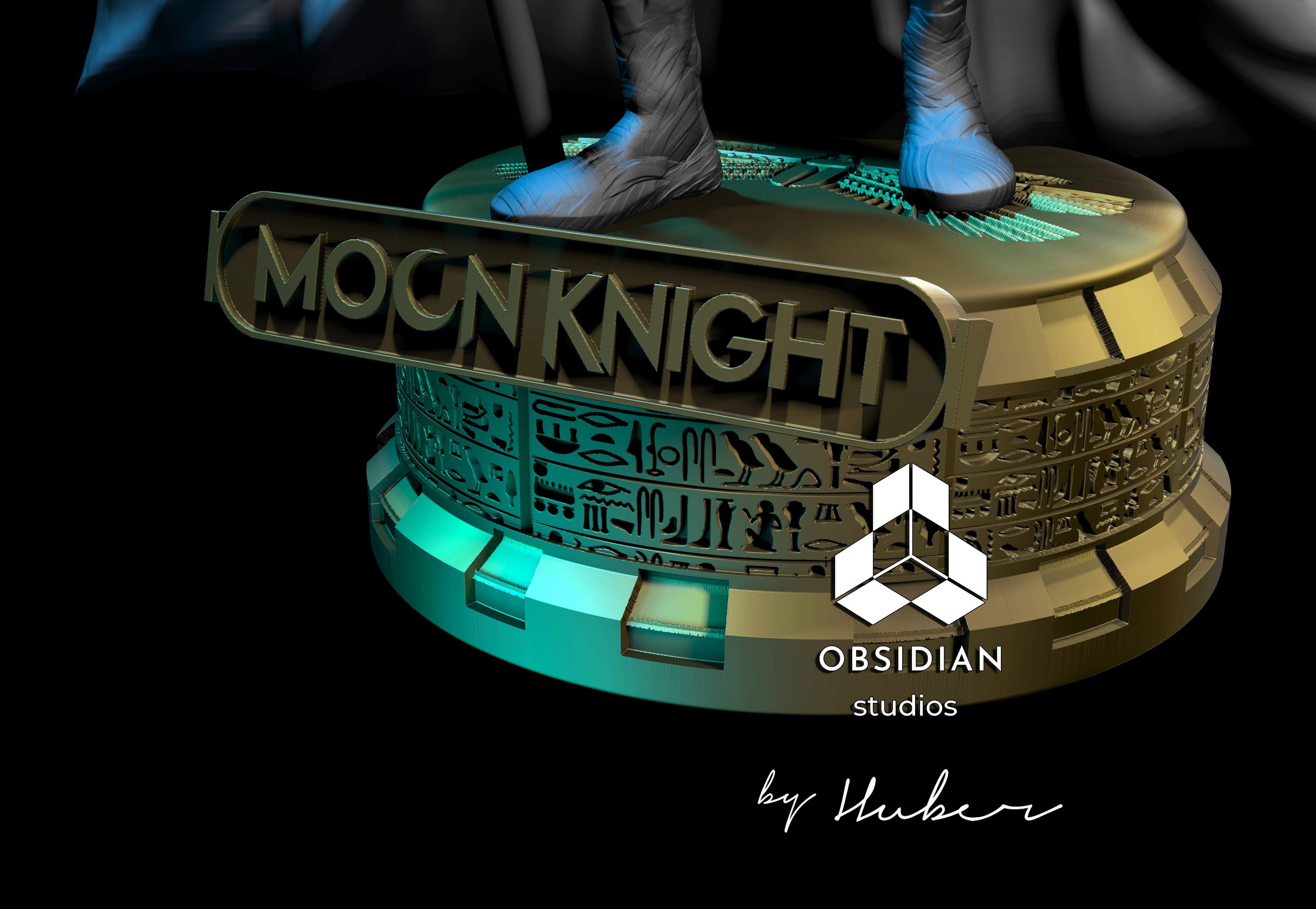 3D file Moon knight 🌙 ・Template to download and 3D print・Cults