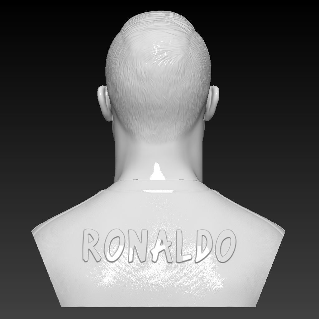 STL file Ronaldo bust 3D print ready 👤 ・3D print design to download・Cults