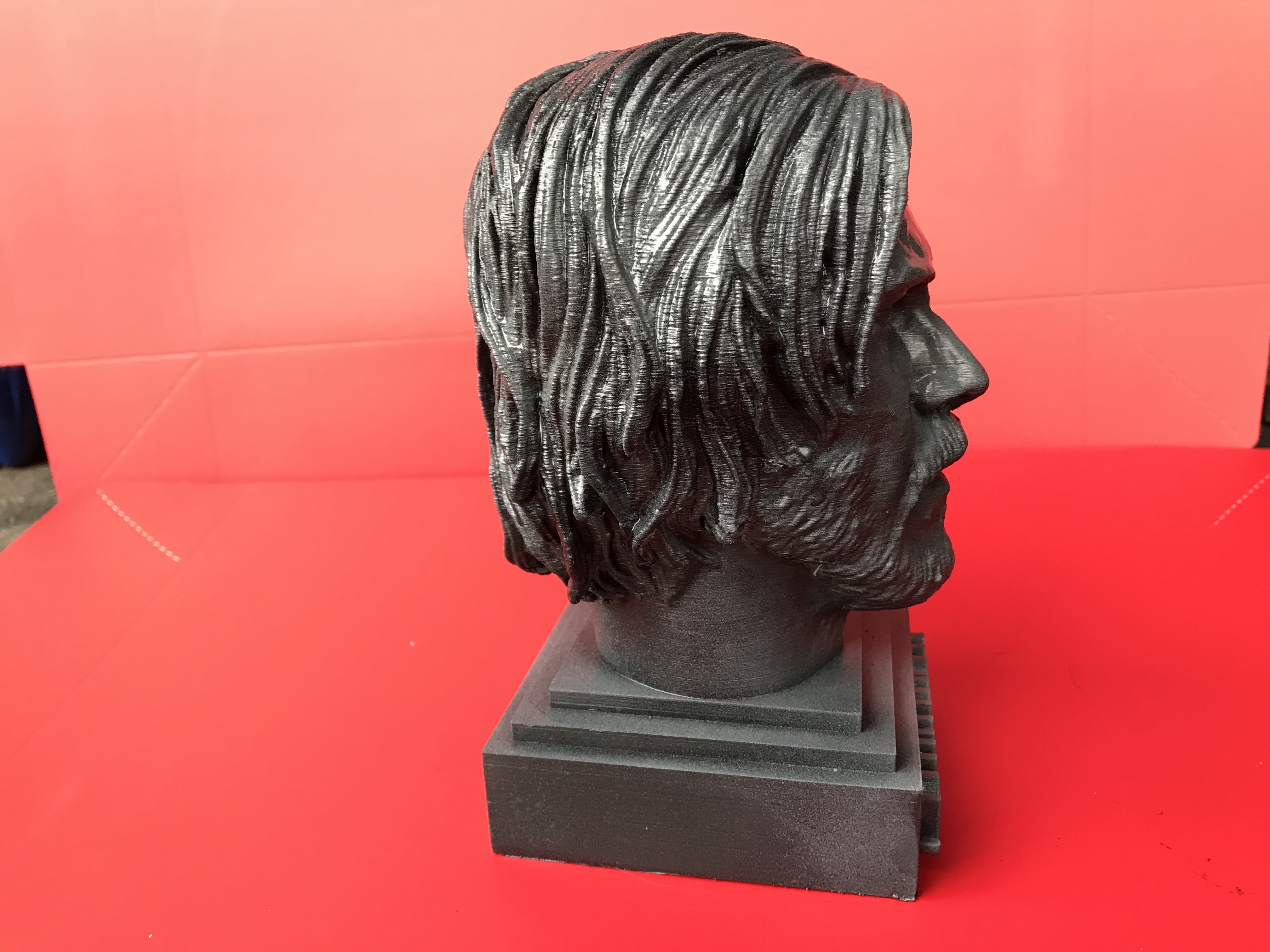 Fichier STL John Wick - Keanu Reeves- sculpture de la tête d'impression ...