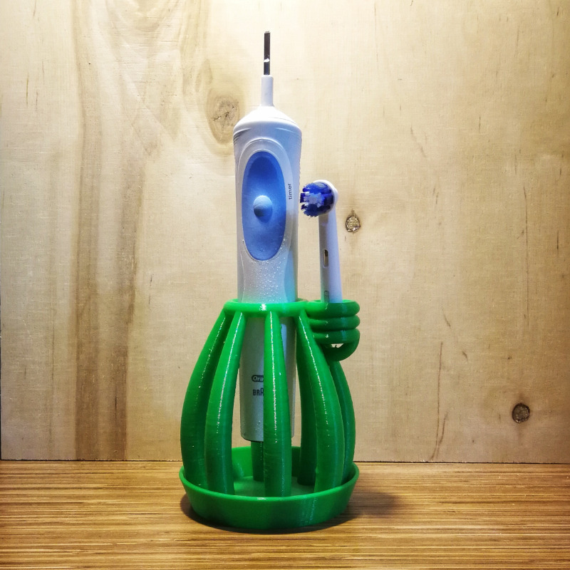 Free STL file Electric toothbrush stand ⚡ ・3D printable design to ...