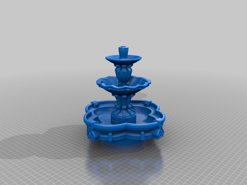 Free 3D file Ornate Fountain Functional ⛲ ・3D print model to download・Cults