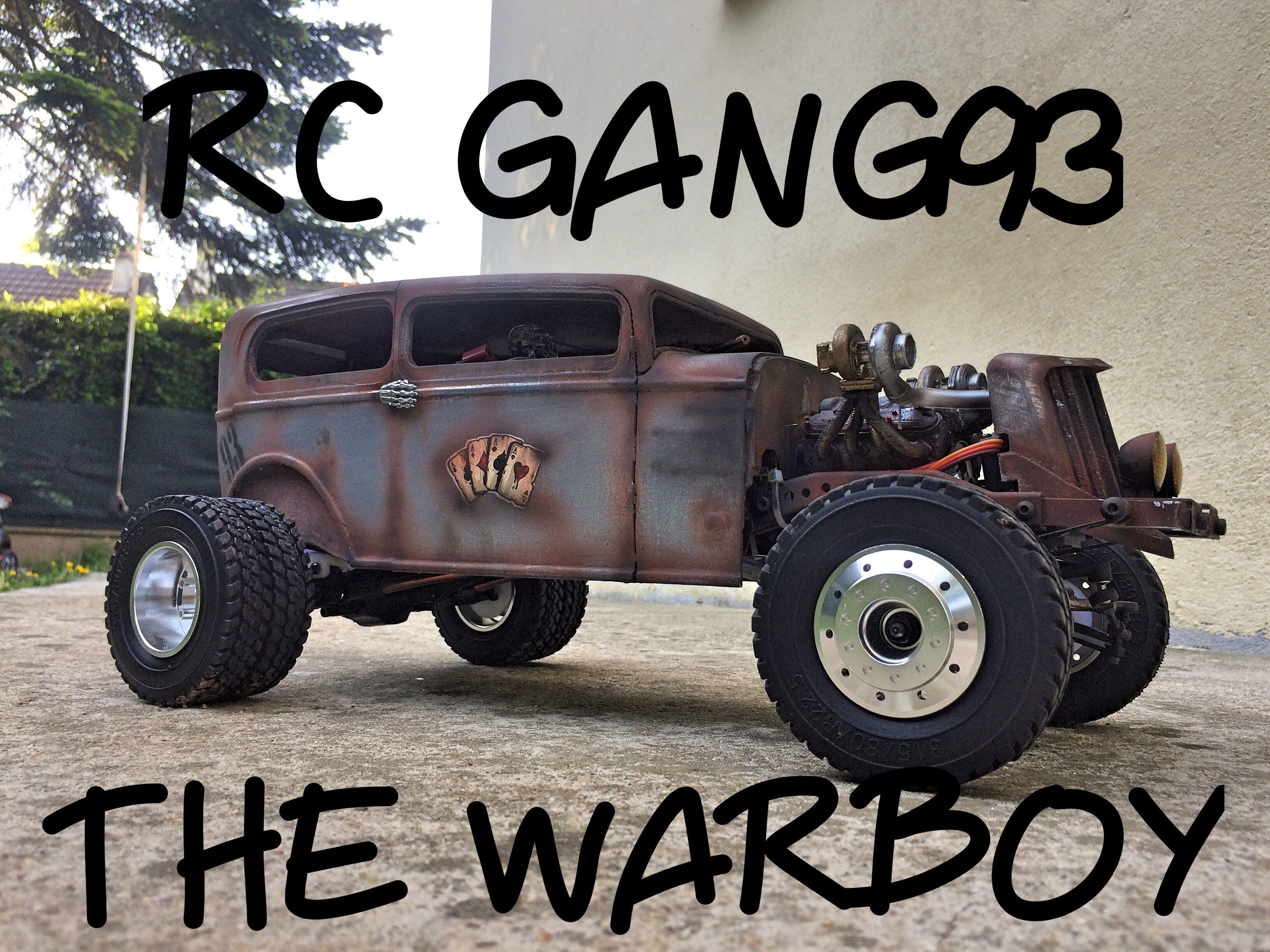 🏎️ Fury road hotrod bodyshell 1/10・ STL File for ・Cults