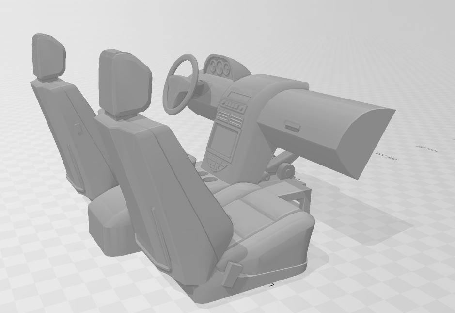 🌆 Interior RC 1/10 motorized・ STL File for ・Cults