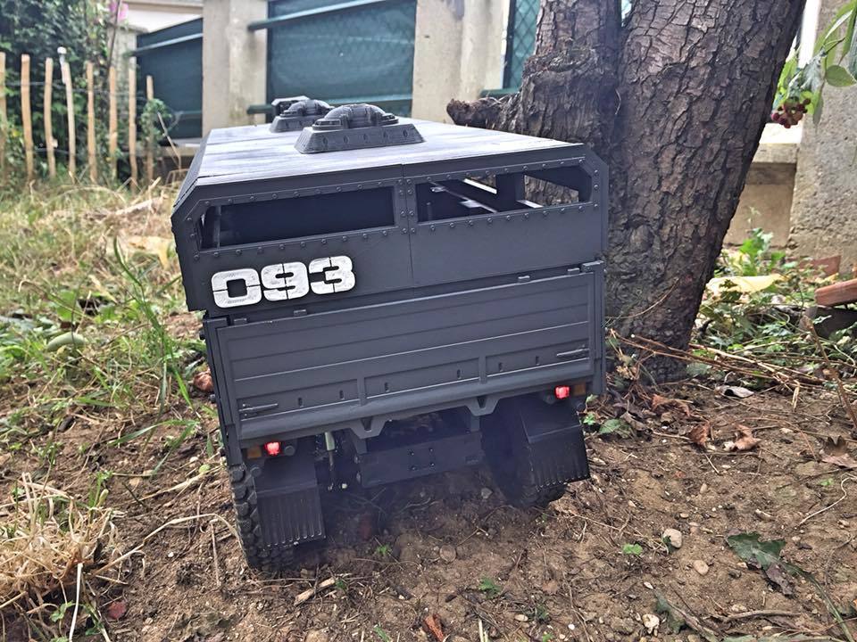 👨 Shielding kit and container for MAN KAT 1/12 crossrc・ STL File for ・Cults