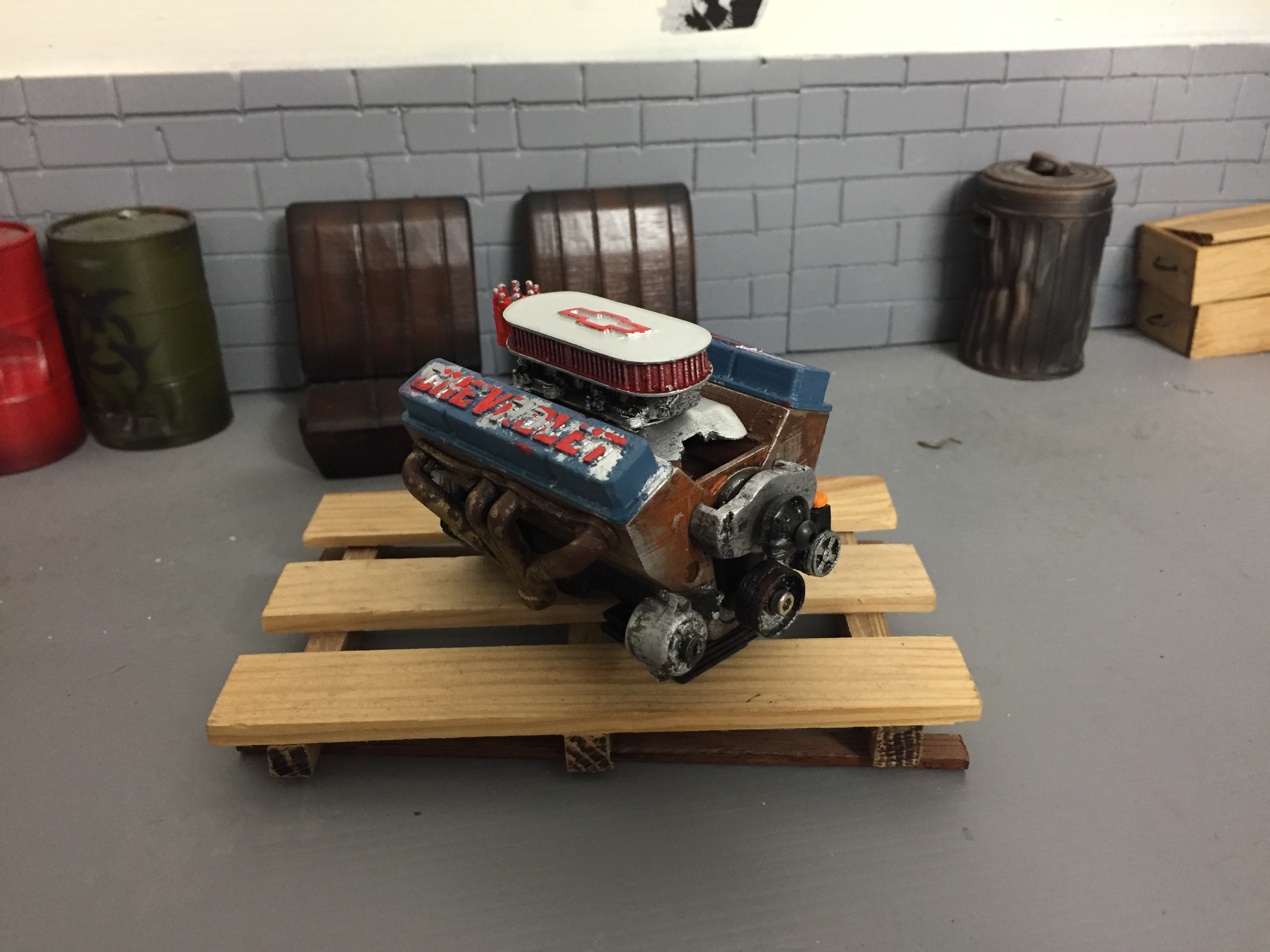 STL file V8 chevrolet 1/10 🚙 ・3D printer model to download・Cults