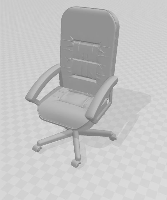 🏢 Office chair 1/10・ STL File for ・Cults