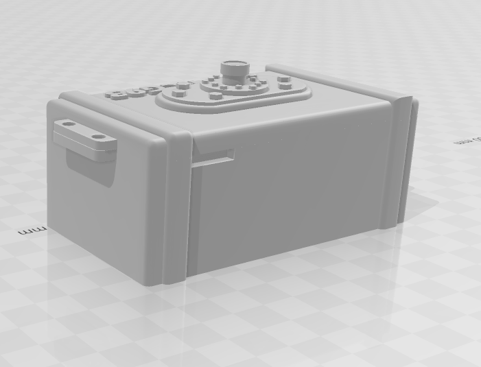 🪖 tank rc 1/10 electro box・Free STL File for ・Cults