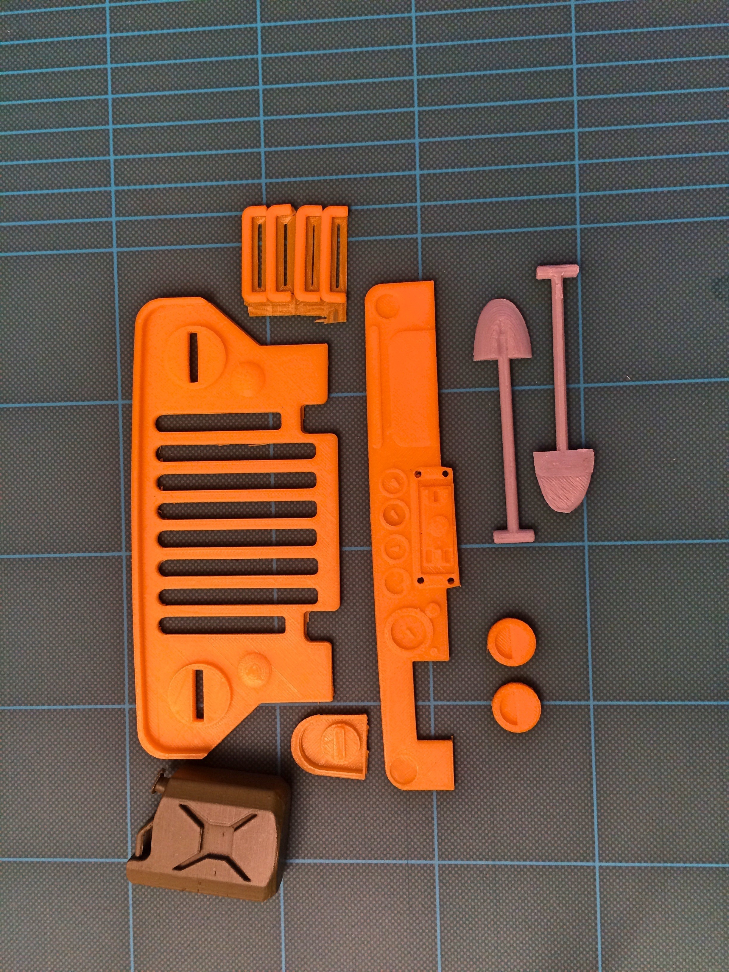 🧸 custom kit GMADE SAWBACK jeep 1/10・Free STL File for ・Cults