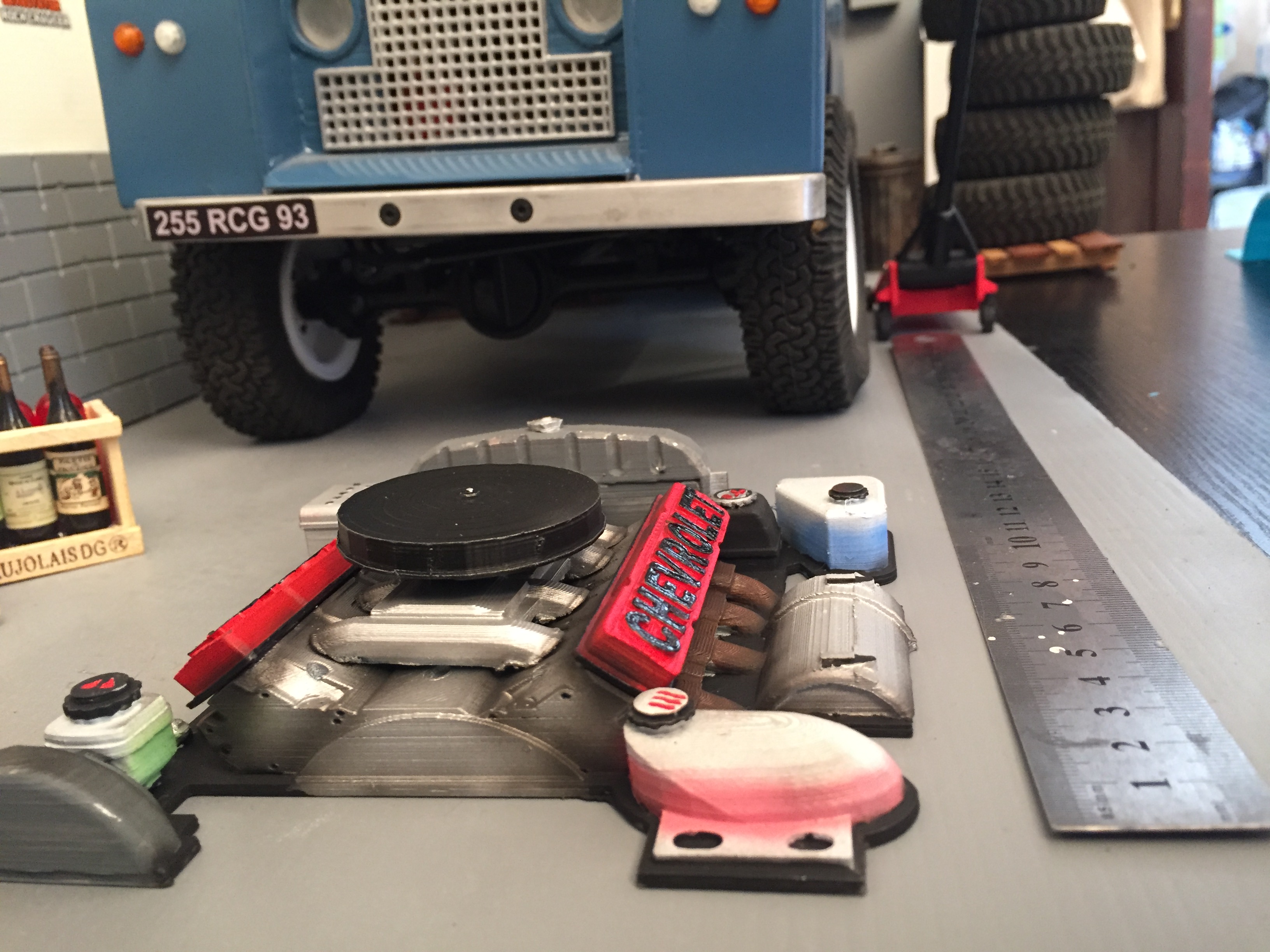 🚙 Chevrolet Engine bay・Free STL File for ・Cults