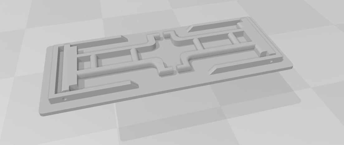 🌆 Workshop folding table 1/10th・ STL File for ・Cults