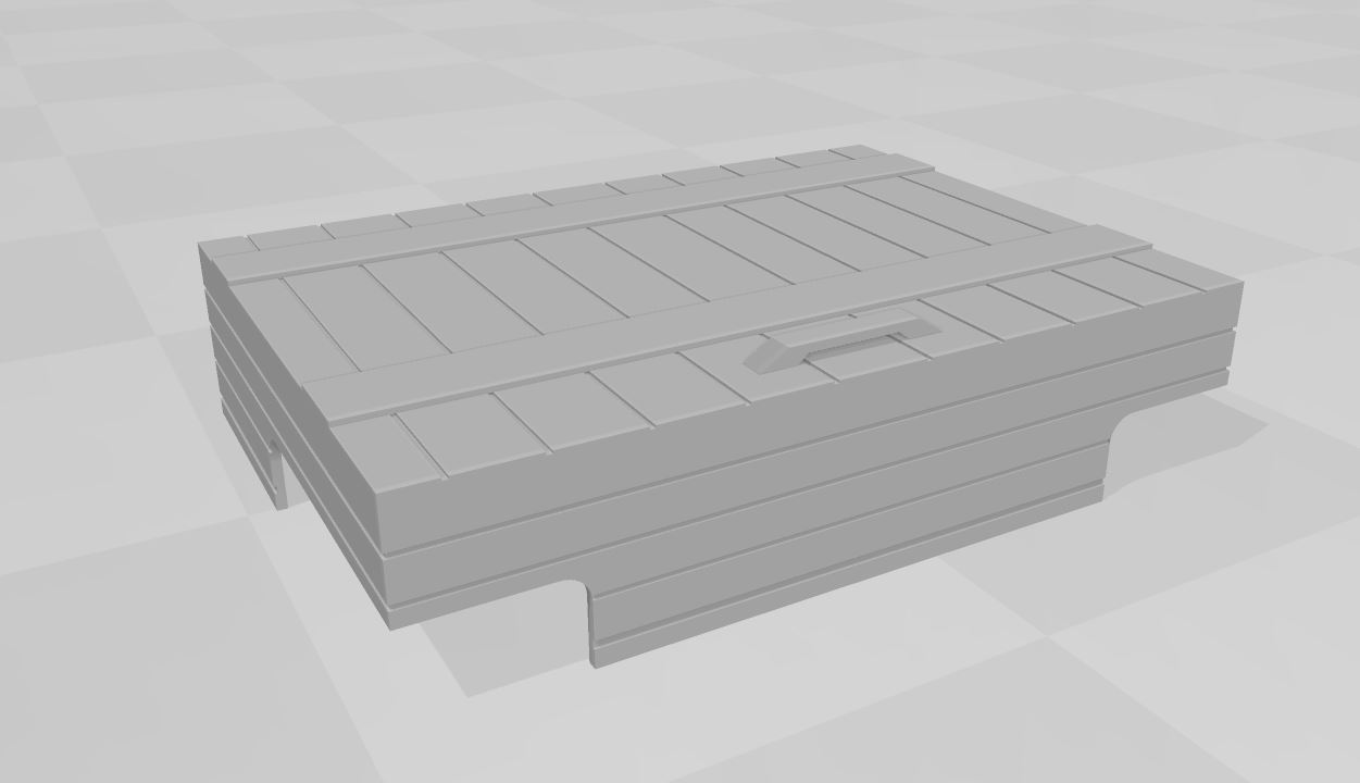STL file Box for COMANCHE 1/10 tipper 📦 ・3D printable design to ...
