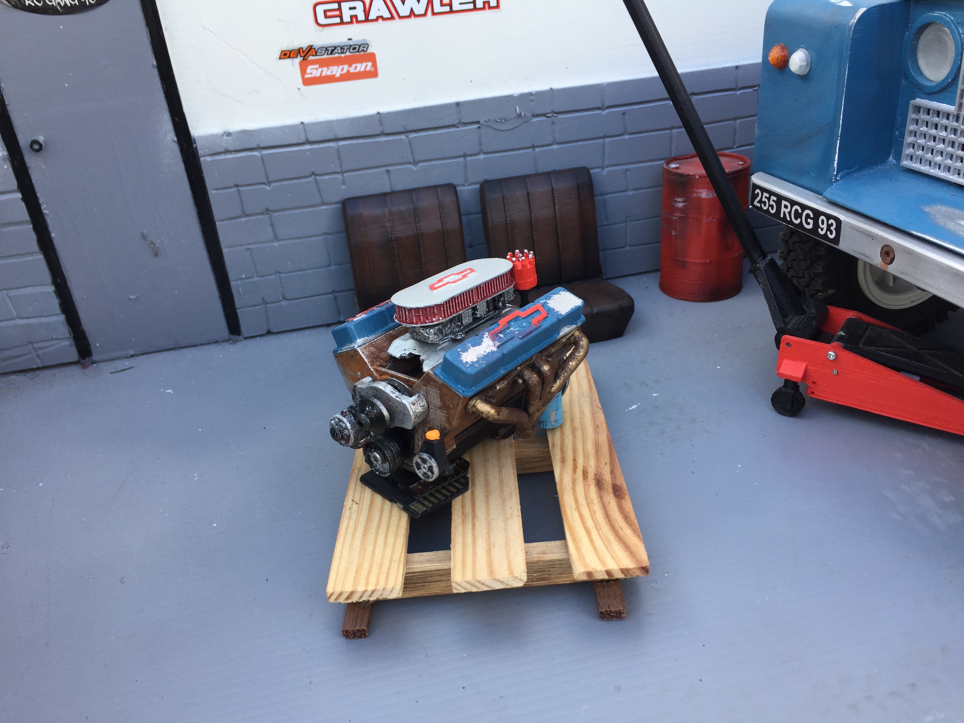 STL file V8 chevrolet 1/10 🚙 ・3D printer model to download・Cults