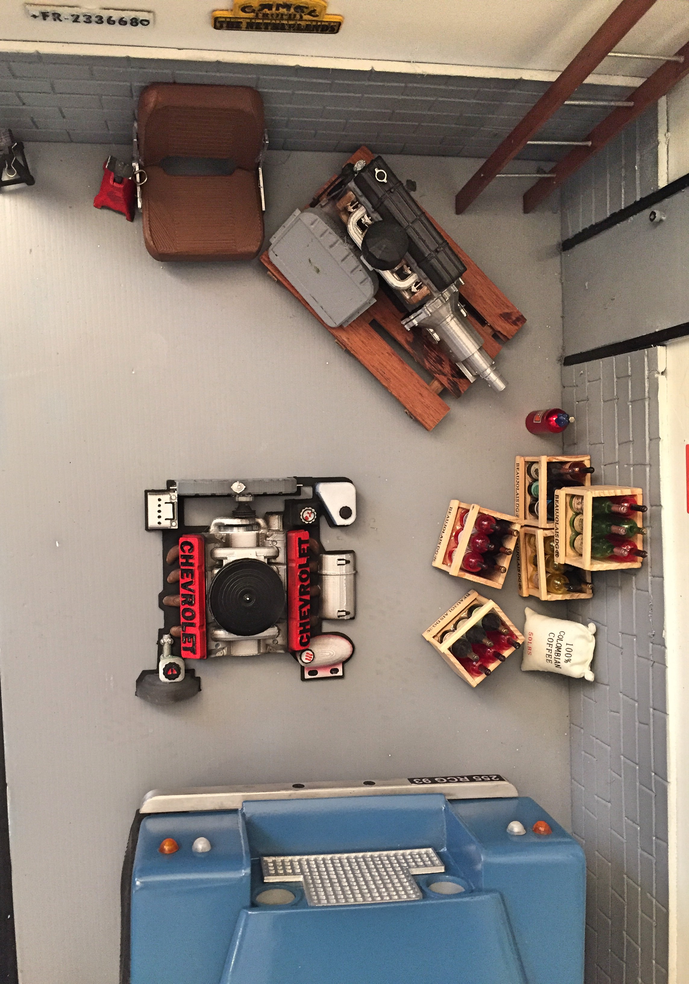 🚙 Chevrolet Engine bay・Free STL File for ・Cults