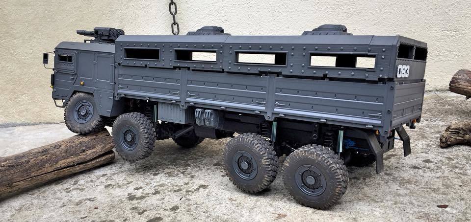 👨 Shielding kit and container for MAN KAT 1/12 crossrc・ STL File for ・Cults