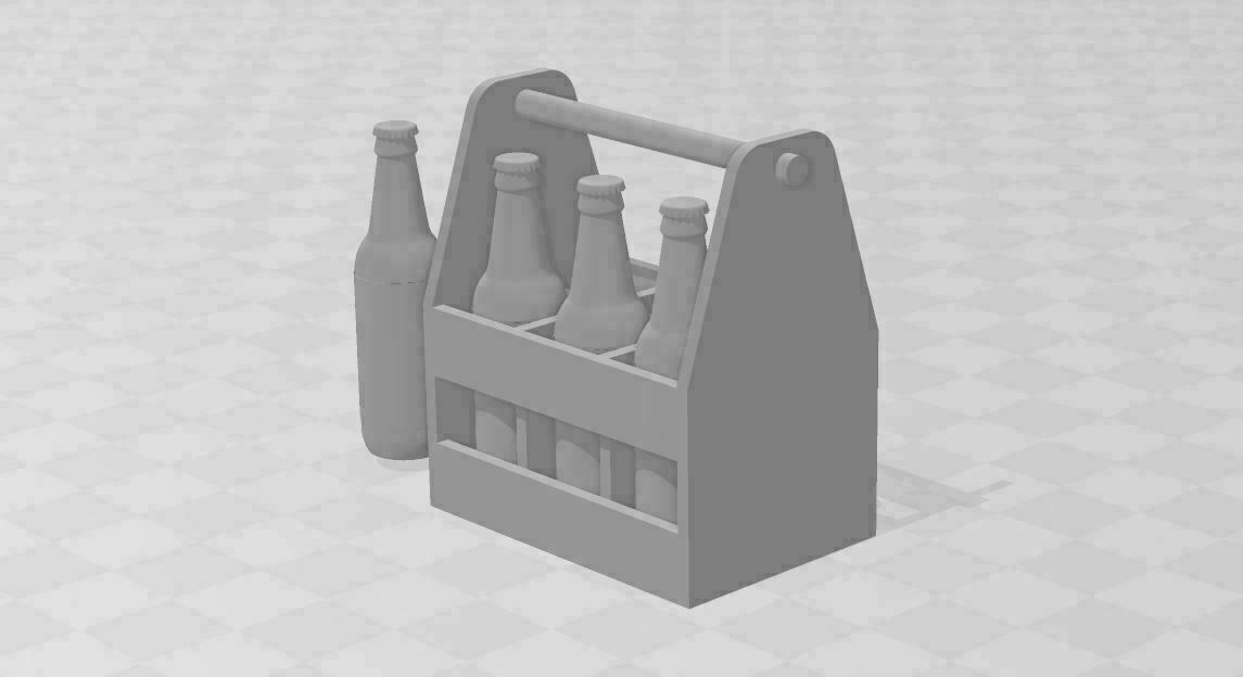 🍺 Beer crate 1/10・ STL File for ・Cults