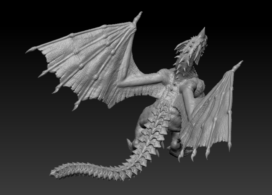 STL file RPG - Fantasy Dragon 3 🐉 ・Template to download and 3D print・Cults