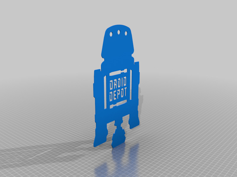 Free STL file Droid Depot Sign - R5 Version 🤖 ・3D printing idea to ...
