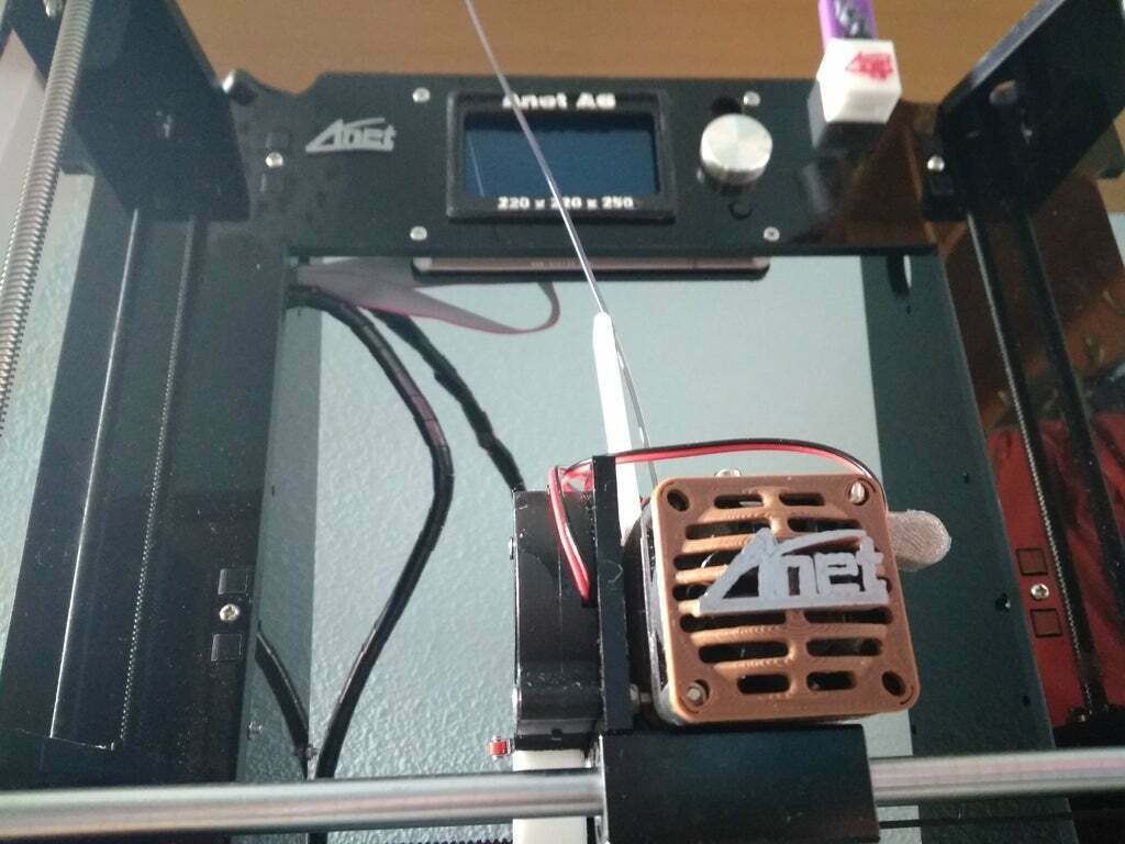 Free STL file Anet A6 Fan Grill with logo Anet / Rejilla con logo 🔧 ・3D ...