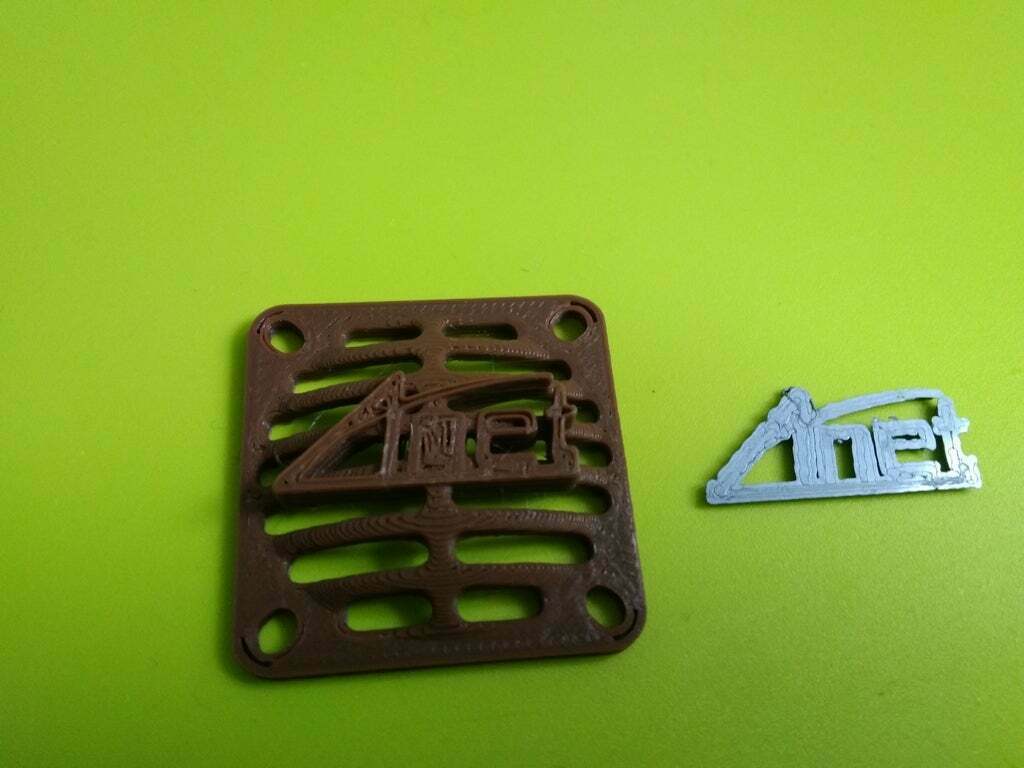 Free STL file Anet A6 Fan Grill with logo Anet / Rejilla con logo 🔧 ・3D ...
