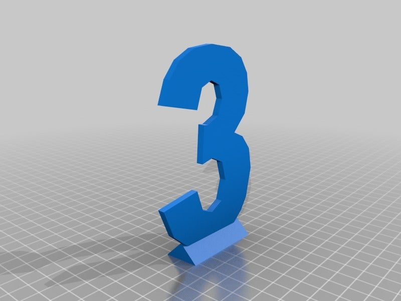 Free STL file 3D - letter with stand- Letters for exhibition. 🎭 ・3D ...