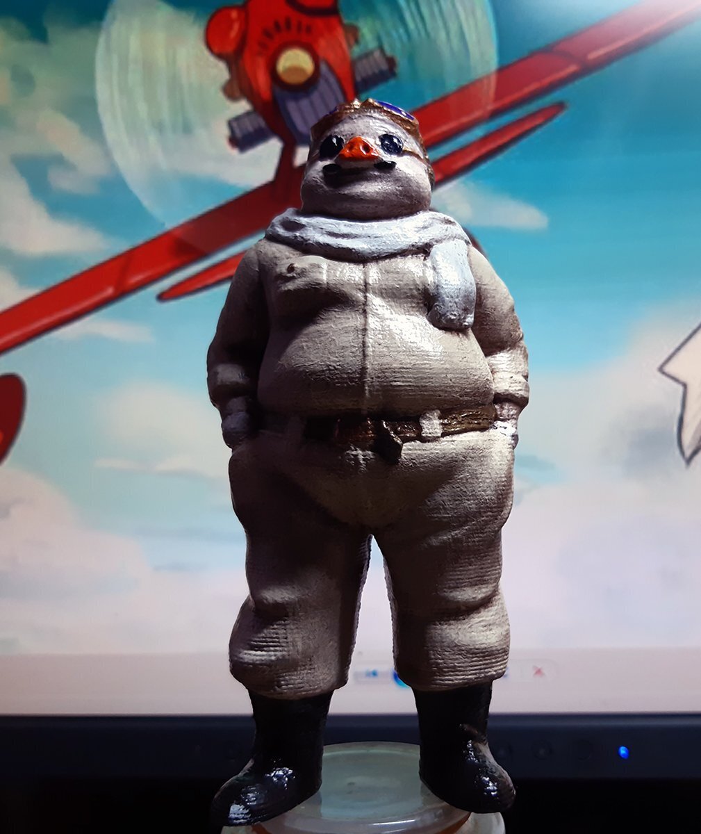 3D printable Marco Pagot(Porco Rosso)・Cults