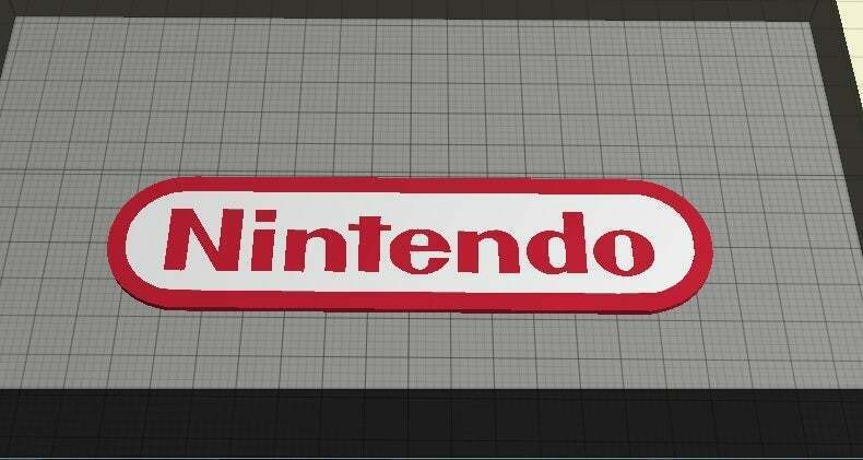 Free STL file Nintendo Logo - Dual Extrude 🎮 ・Object to download and to ...